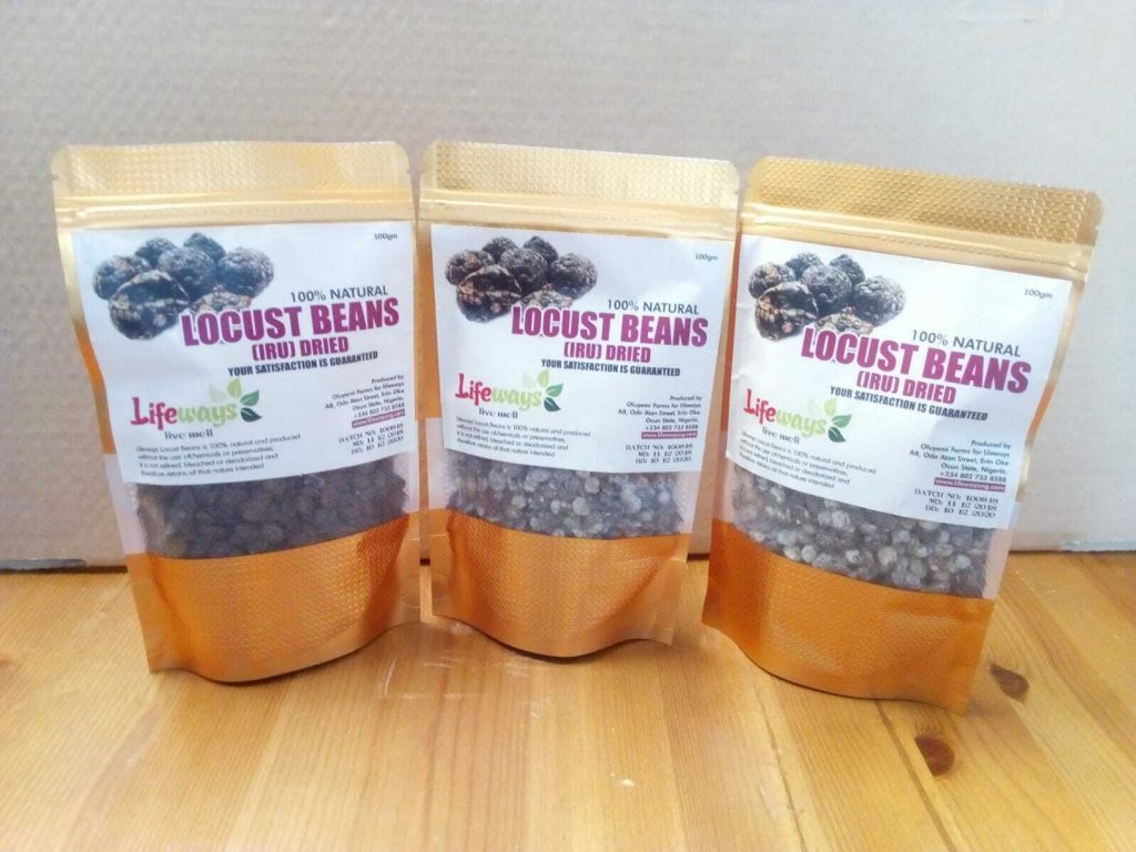 IRU - Locust Beans Dried-100g Dawa Dawa, Iru from Nigeria